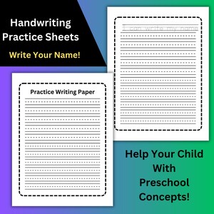 Printable Activity Worksheets for Preschoolers Handwriting Practice ...