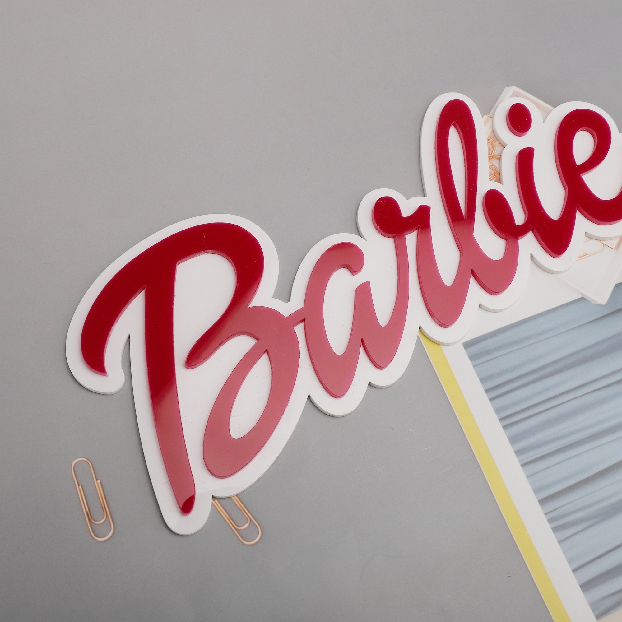 Custom Name Sign Barbie Door Sign for Barbie Fan Hot Pink - Etsy