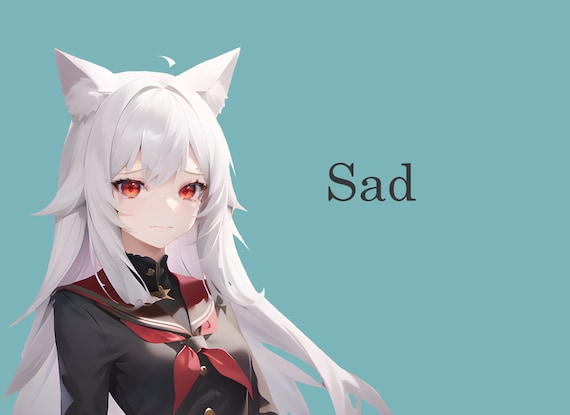 Sad Anime Wolf Girl