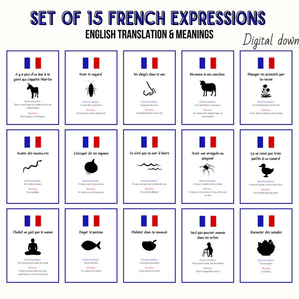 French Language Posters - Etsy