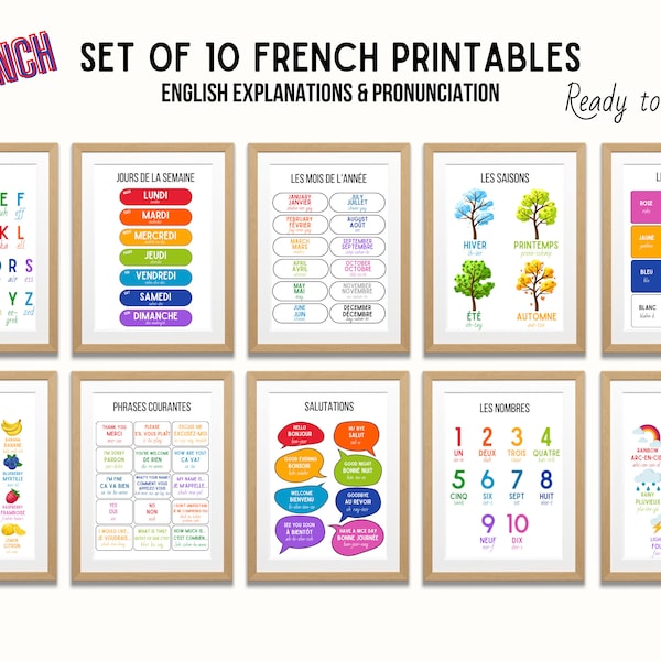French Language Posters - Etsy