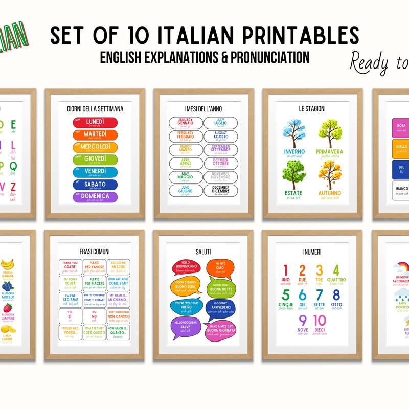 Italian Classroom - Etsy