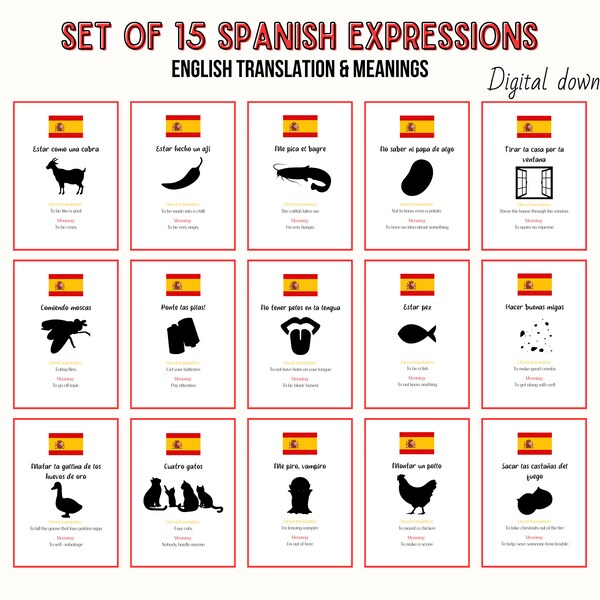 Spanish Conjugation Poster - Etsy