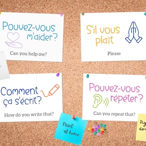 15 French Classroom Phrases, Printable Posters, Digital Download ...