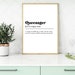 Queenager Printable, Kitsch Kitchen, Dictionary Definition, Funny Wall ...