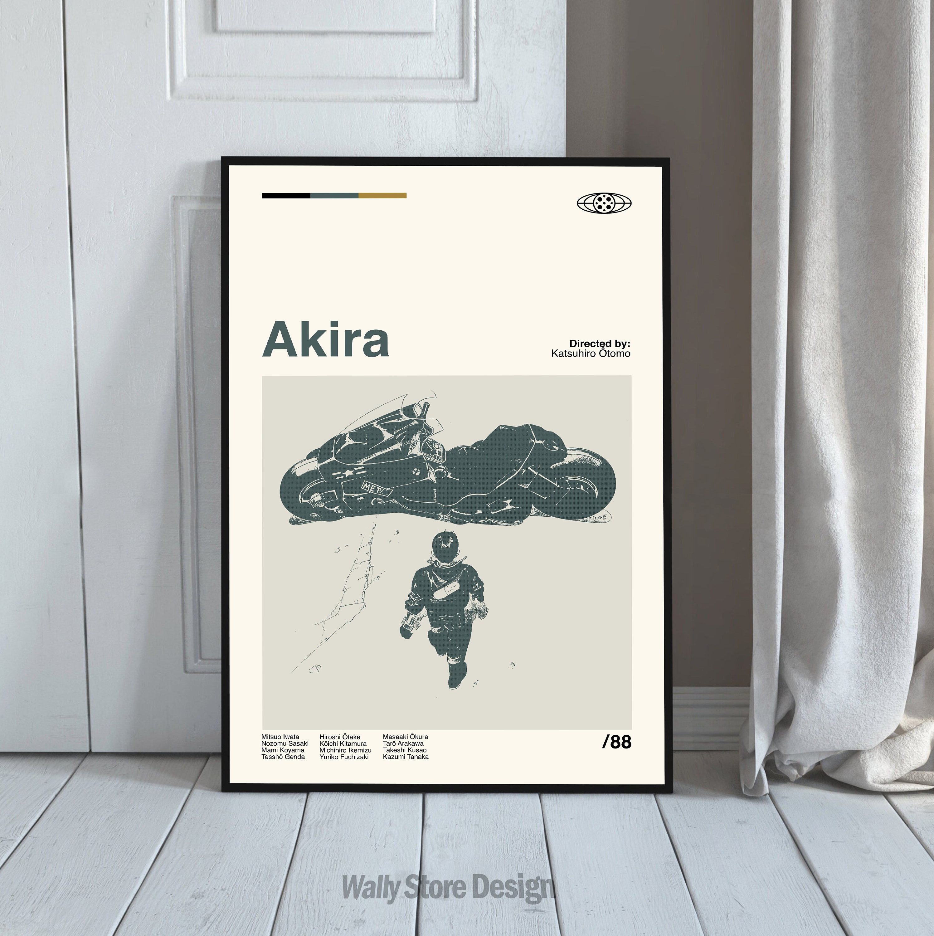 Akira Poster, Akira Print, Custom Poster, Vintage Inspired Poster ...