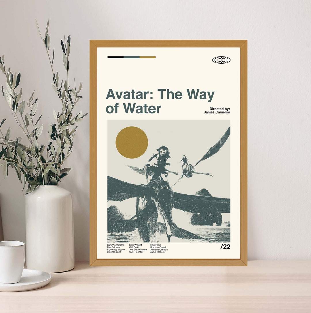 Avatar Movie Poster, Avatar Print, Wall Art, Minimalist Movie, High ...