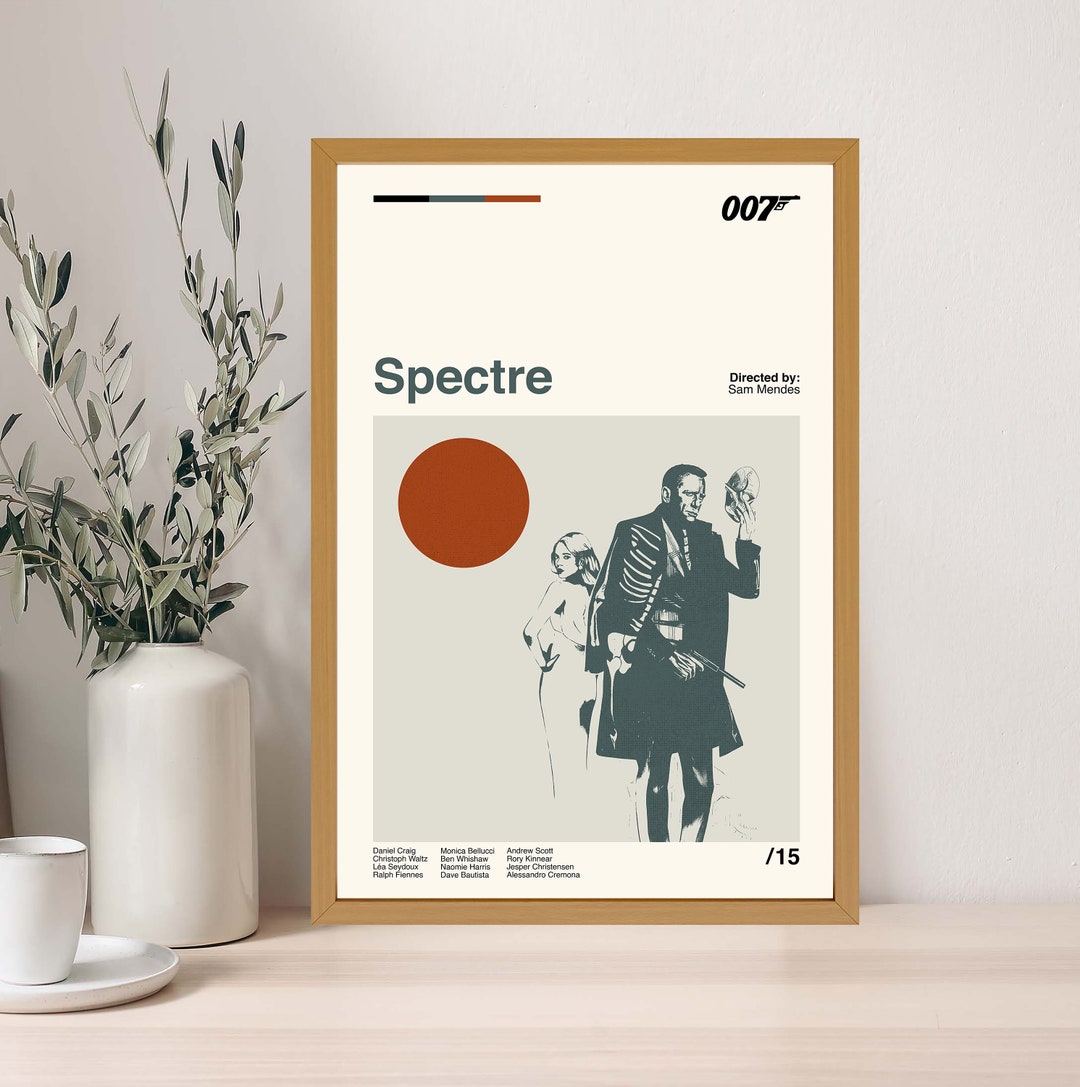 Spectre Poster, James Bond 007 Poster, Spectre Print, Custom Poster ...