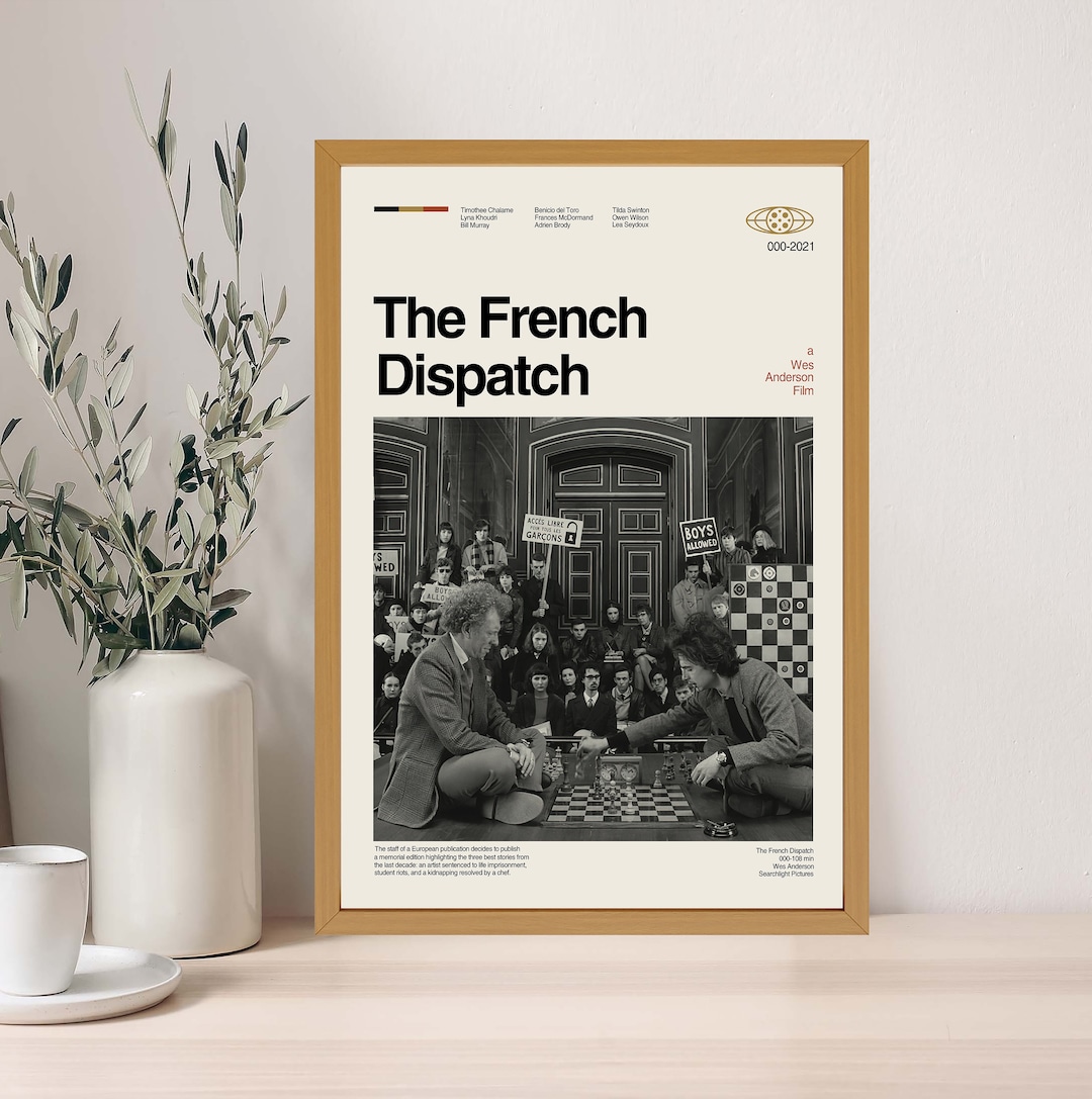 The French Dispatch Poster the French Dispatch Print Custom - Etsy