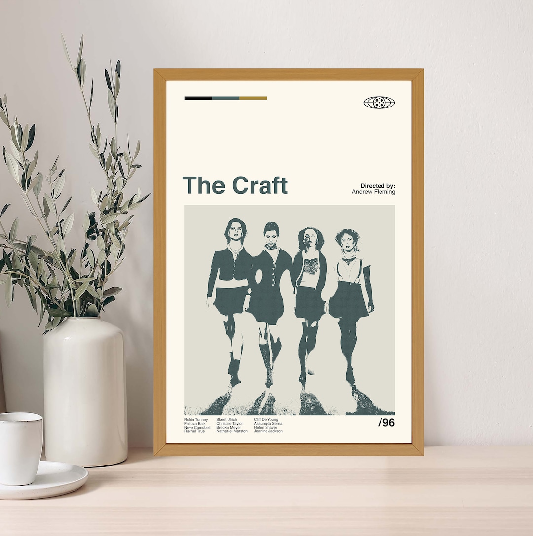 The Craft Movie Poster, the Craft Art, the Craft Print, Retro Modern ...
