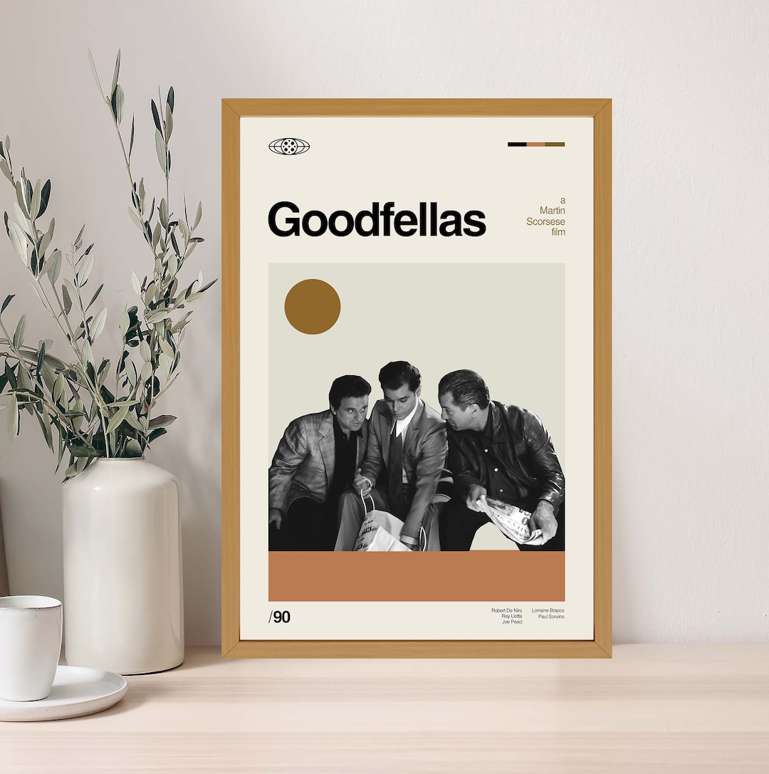 Goodfellas Movie Poster, Goodfellas Print, Wall Art, Minimalist Movie ...