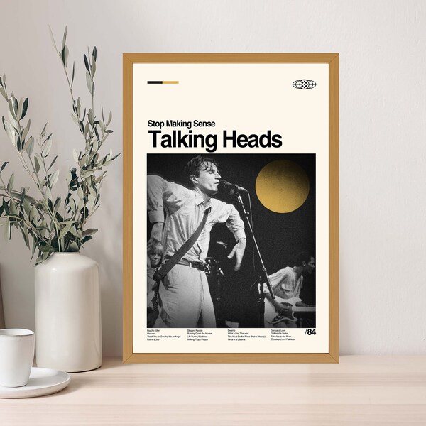 Talking Heads Poster - Etsy