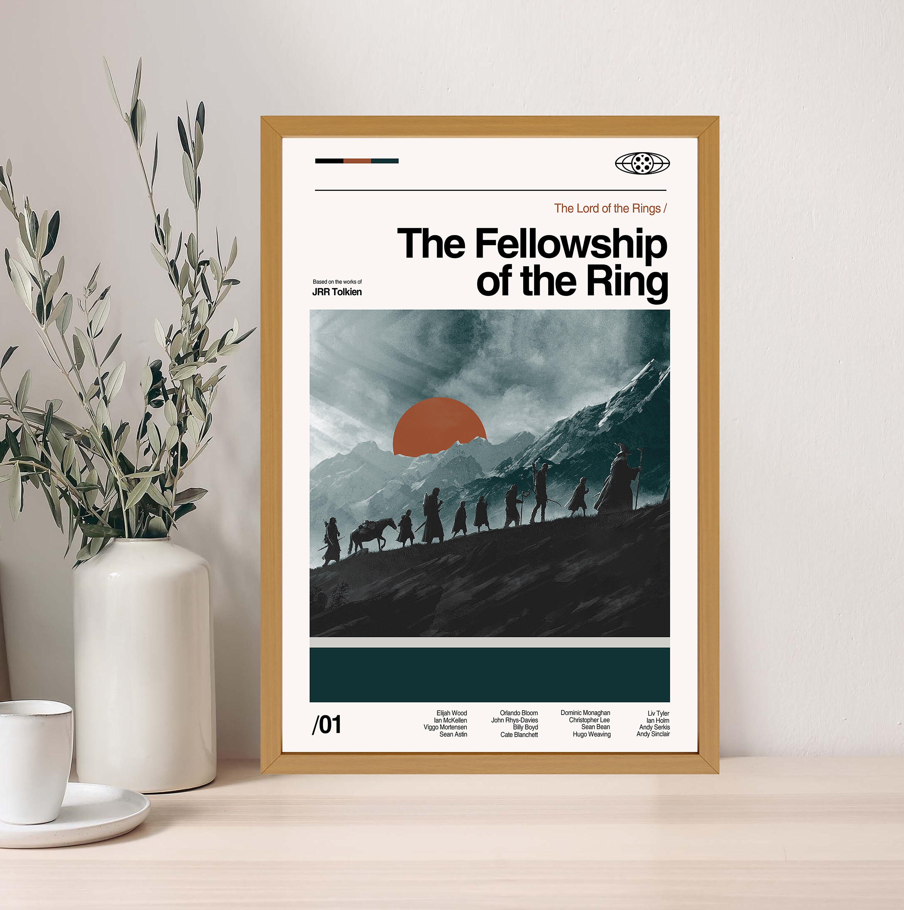 The Fellowship of the Ring Movie Poster, the Fellowship of the Ring ...
