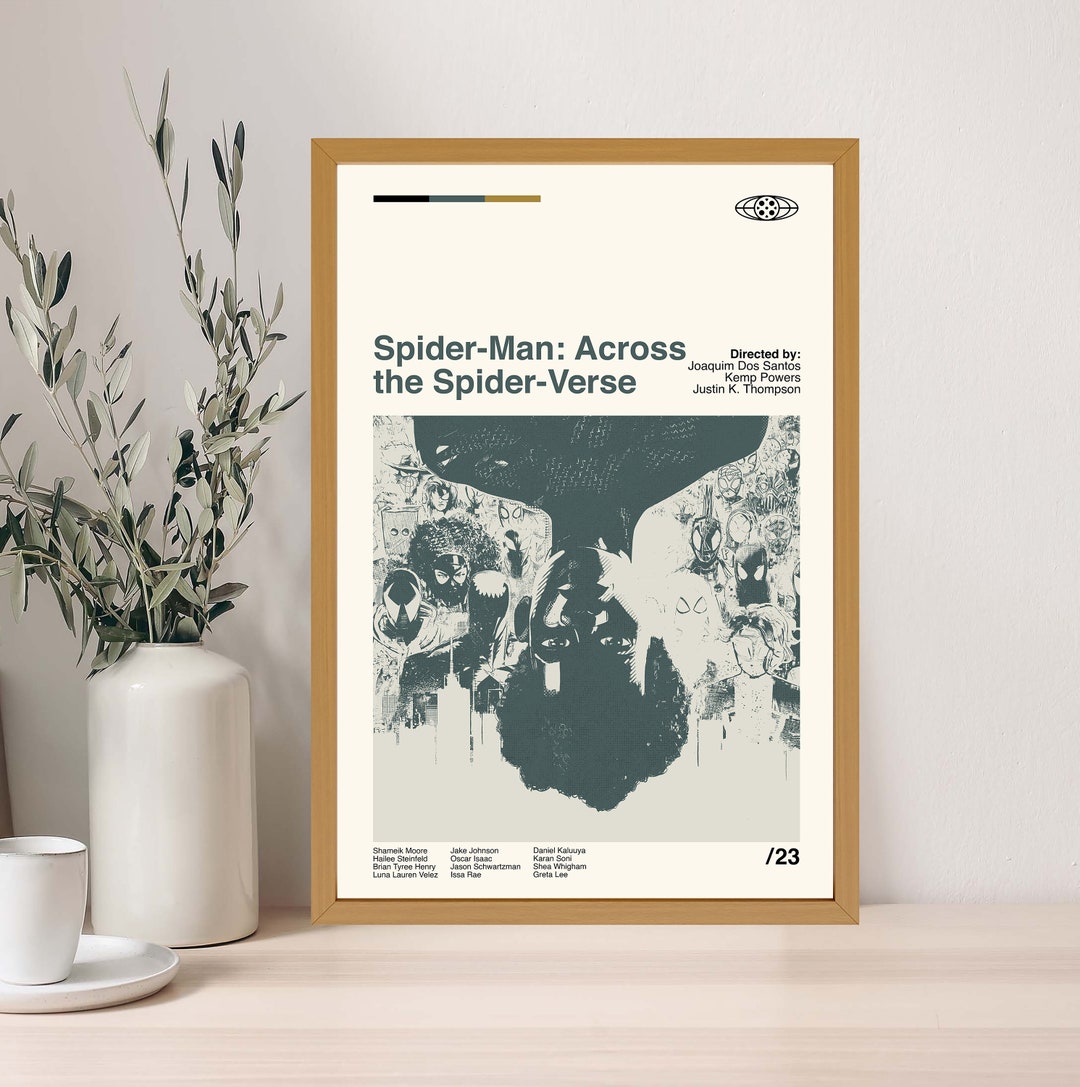 Spider Man Into the Spider Verse Movie Poster, Spider Man Into the ...