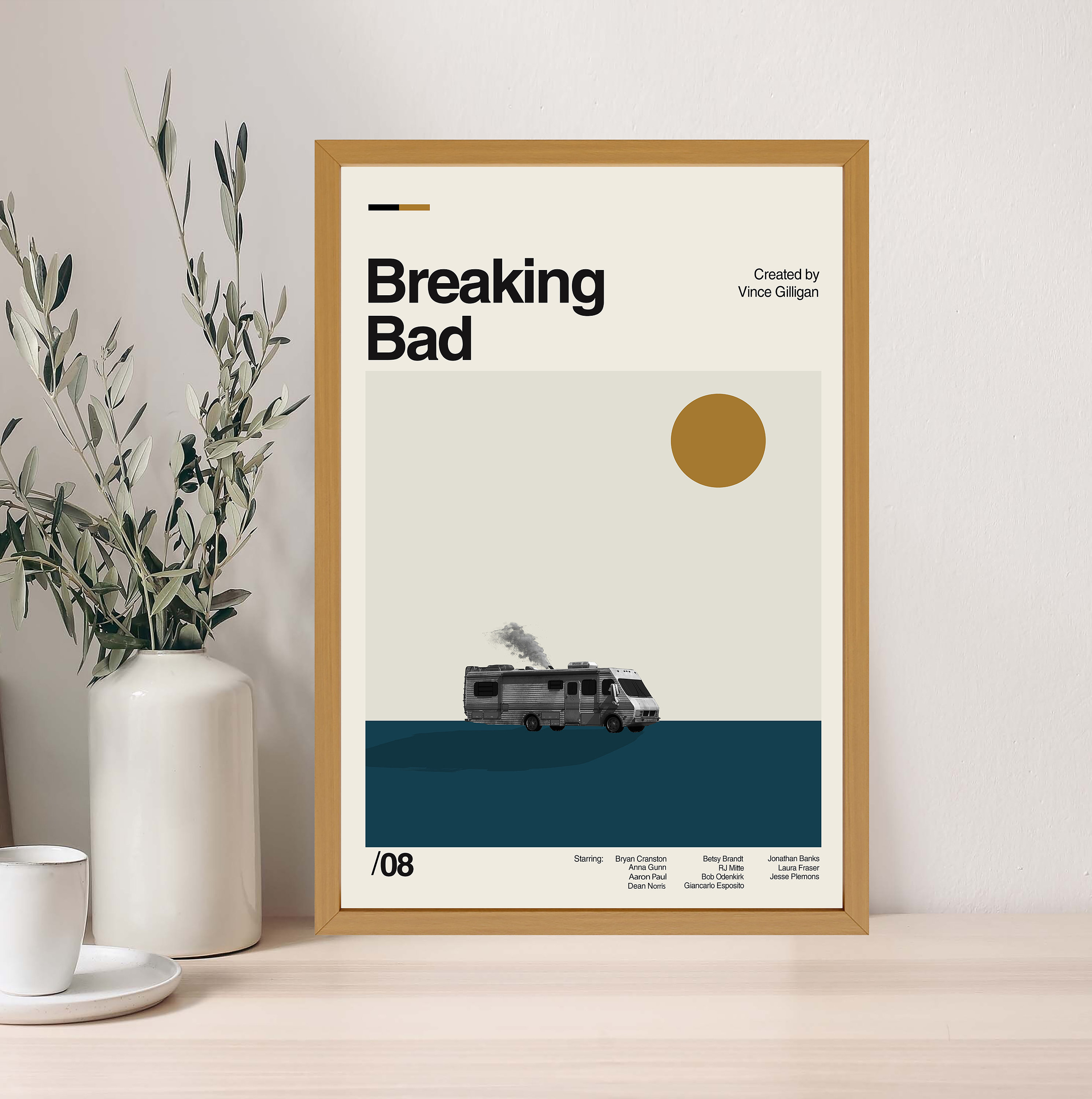 Breaking Bad Poster, Breaking Bad Retro Movie Poster sold by Brandy ...