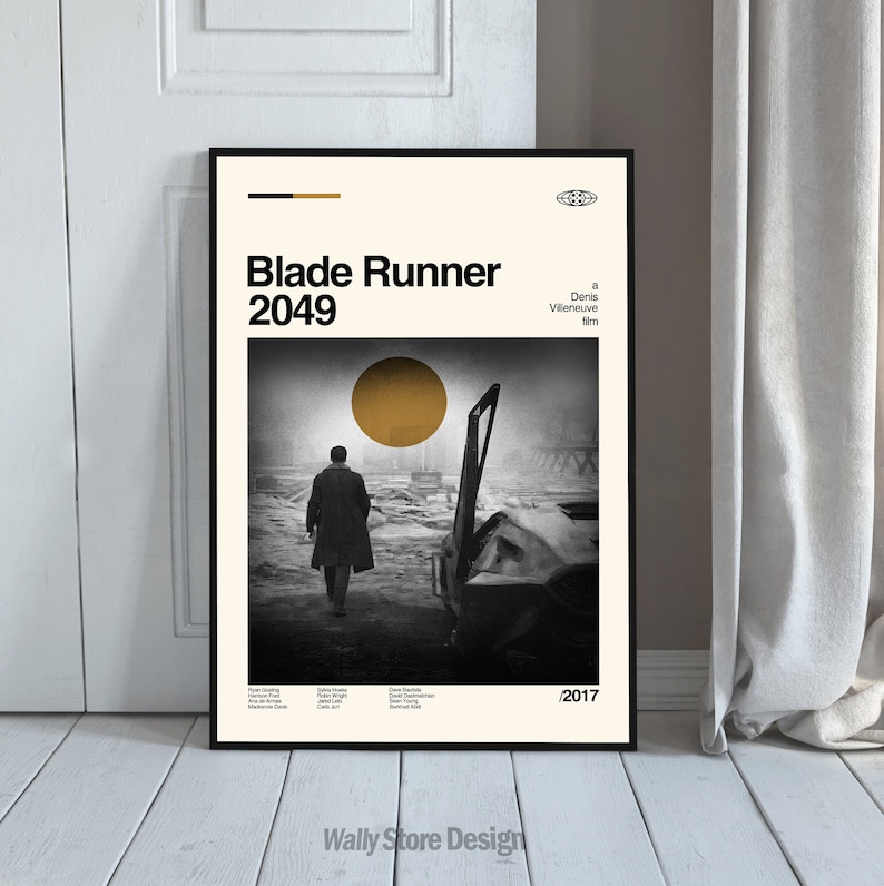 Blade Runner Poster, Blade Runner Print, Movie Poster, Minimalist ...