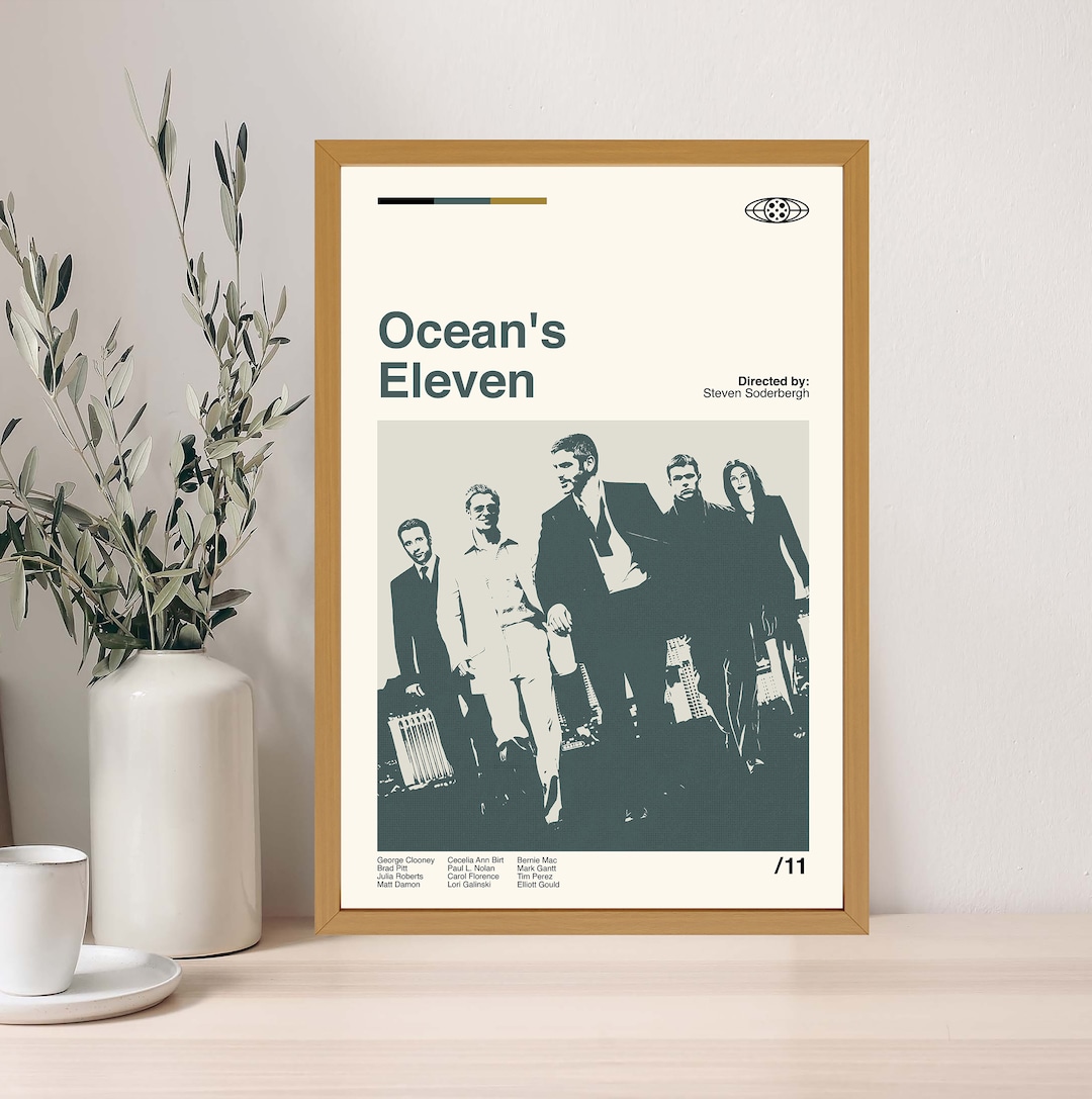 Oceans Eleven Poster Oceans Eleven Movie Oceans Eleven - Etsy