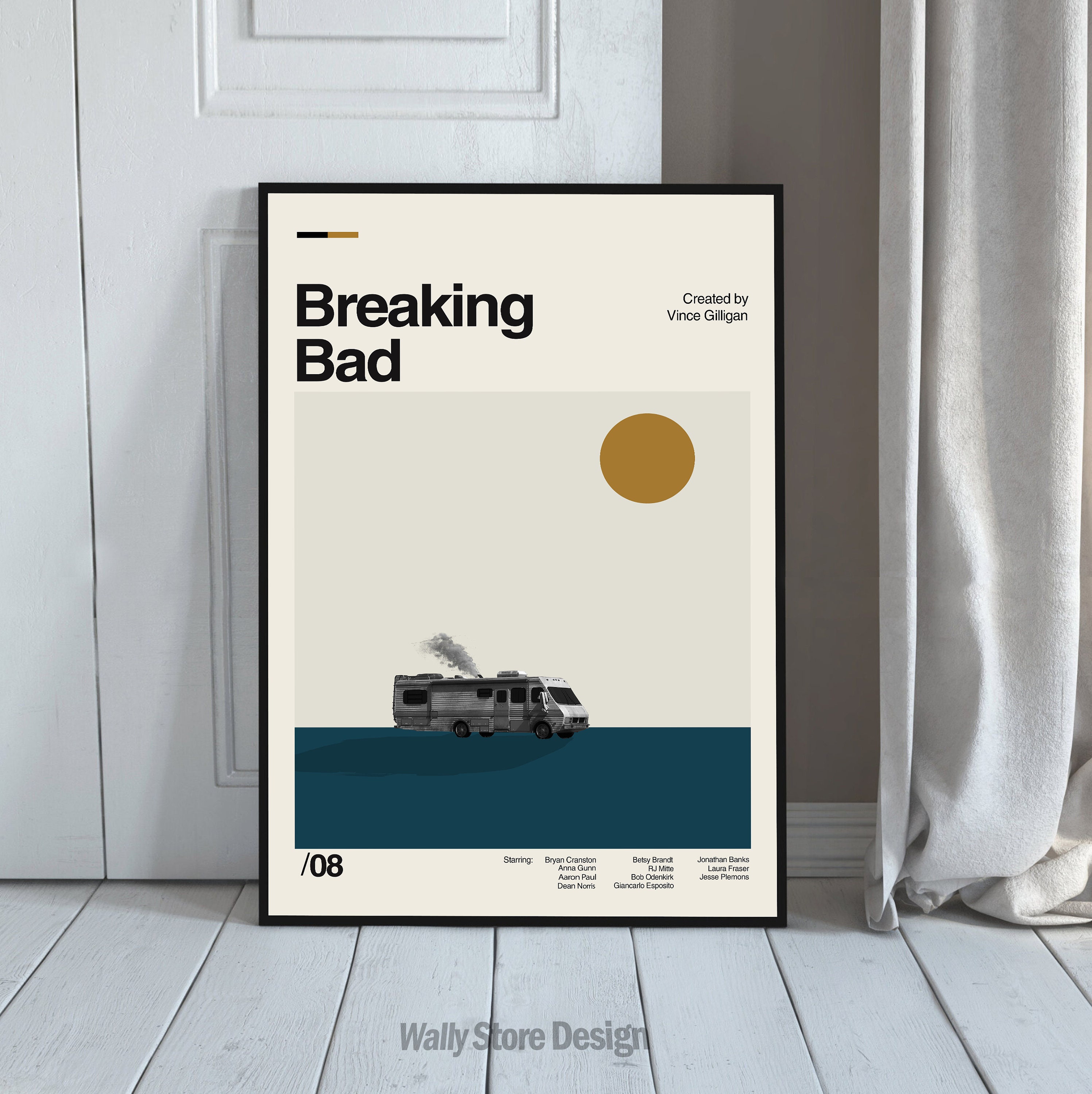 Breaking Bad Poster, Breaking Bad Retro Movie Poster sold by Brandy ...