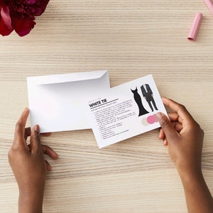 DIGITAL FILE | White Tie Dress Code Guide for Weddings Parties Formal ...