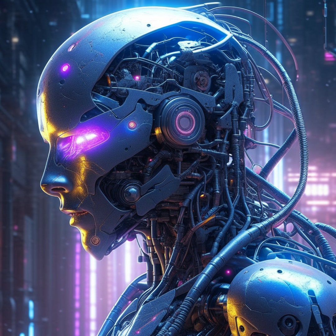 Cybernetic Organism 1, Digital Art, Wall Decor, Robotics, Technology ...