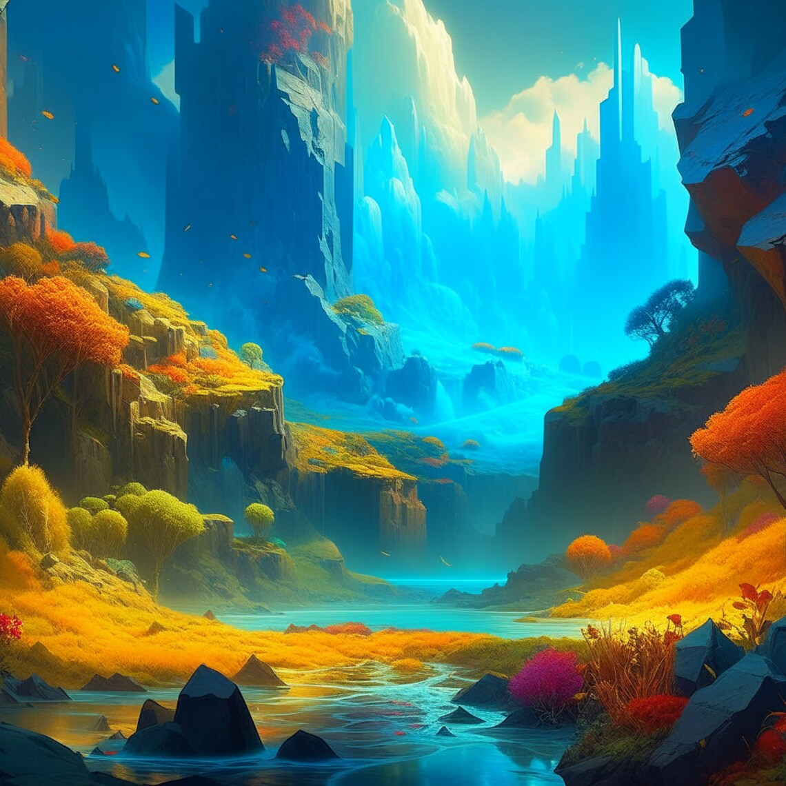 Dreamscape 2 , Digital Art, Digital Download, Wall Decor, Printable ...