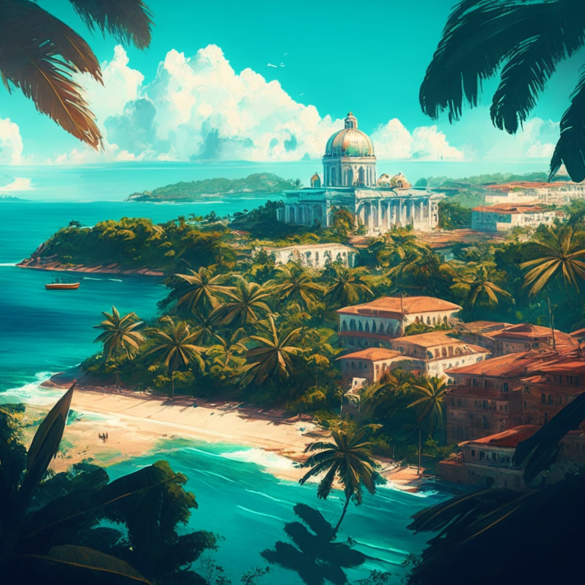 Mindtravel Cuba, Digital Artwork, Home Decor, Wall Art, Salsa Culture ...