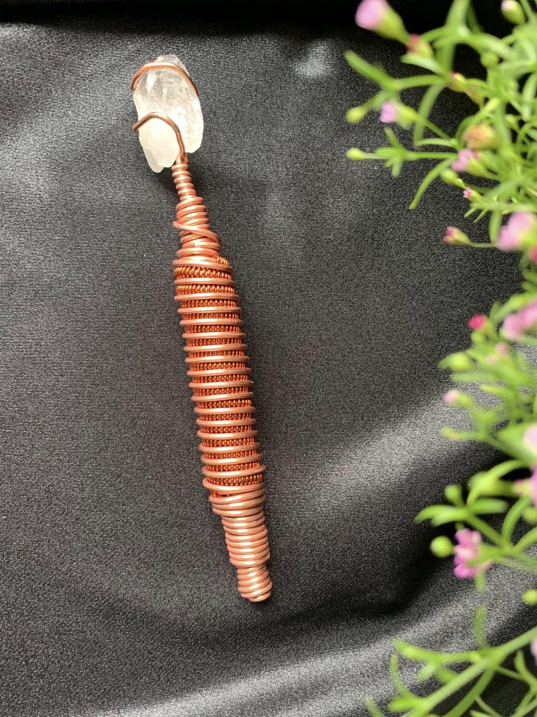 Superconducting Energy Wand, Copper Tensor Torus, Quartz Crystal, Space ...