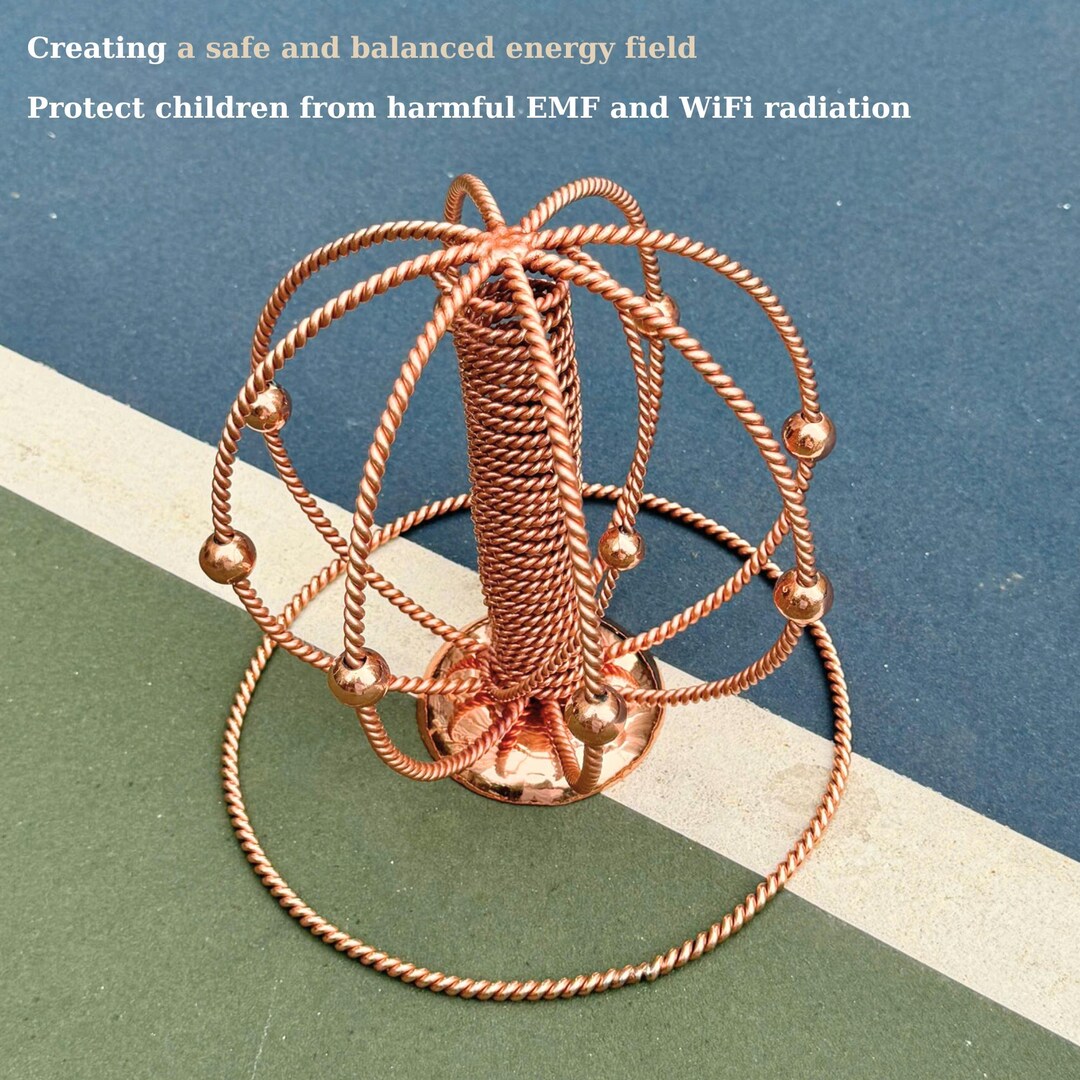 Copper EMF Harmonizer for Kids, School Safe Energy Tool, 144 & 177mhz ...