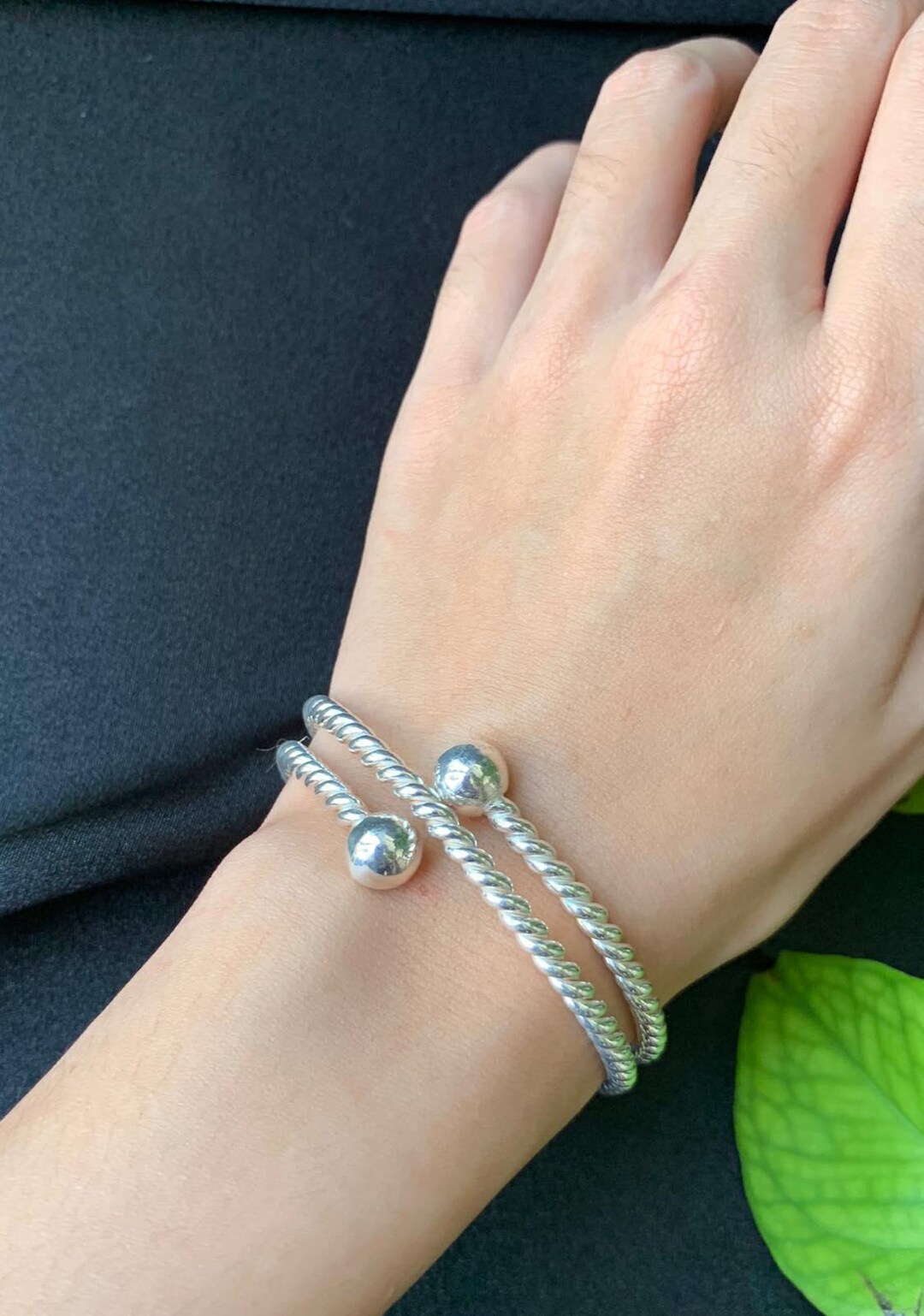 Tensor Bracelet, Custom Frequency, Handwoven Bracelet, Pure Sliver ...