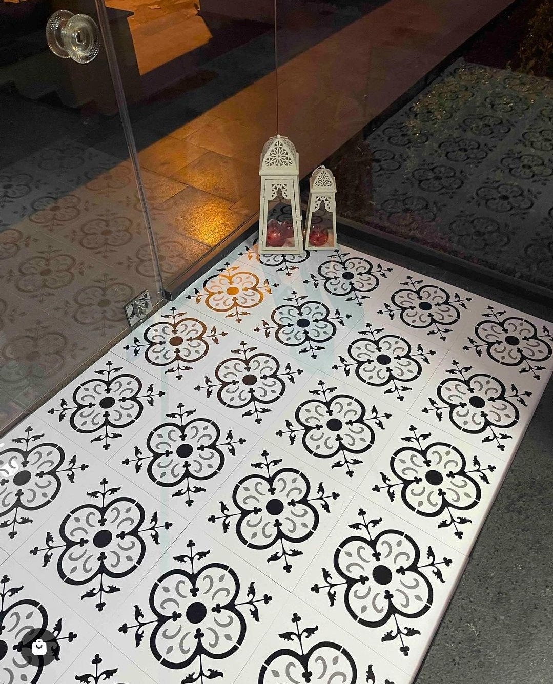 Vintage PVC Floor Tiles, Self Adhesive PVC Flooring, Peel and Stick ...