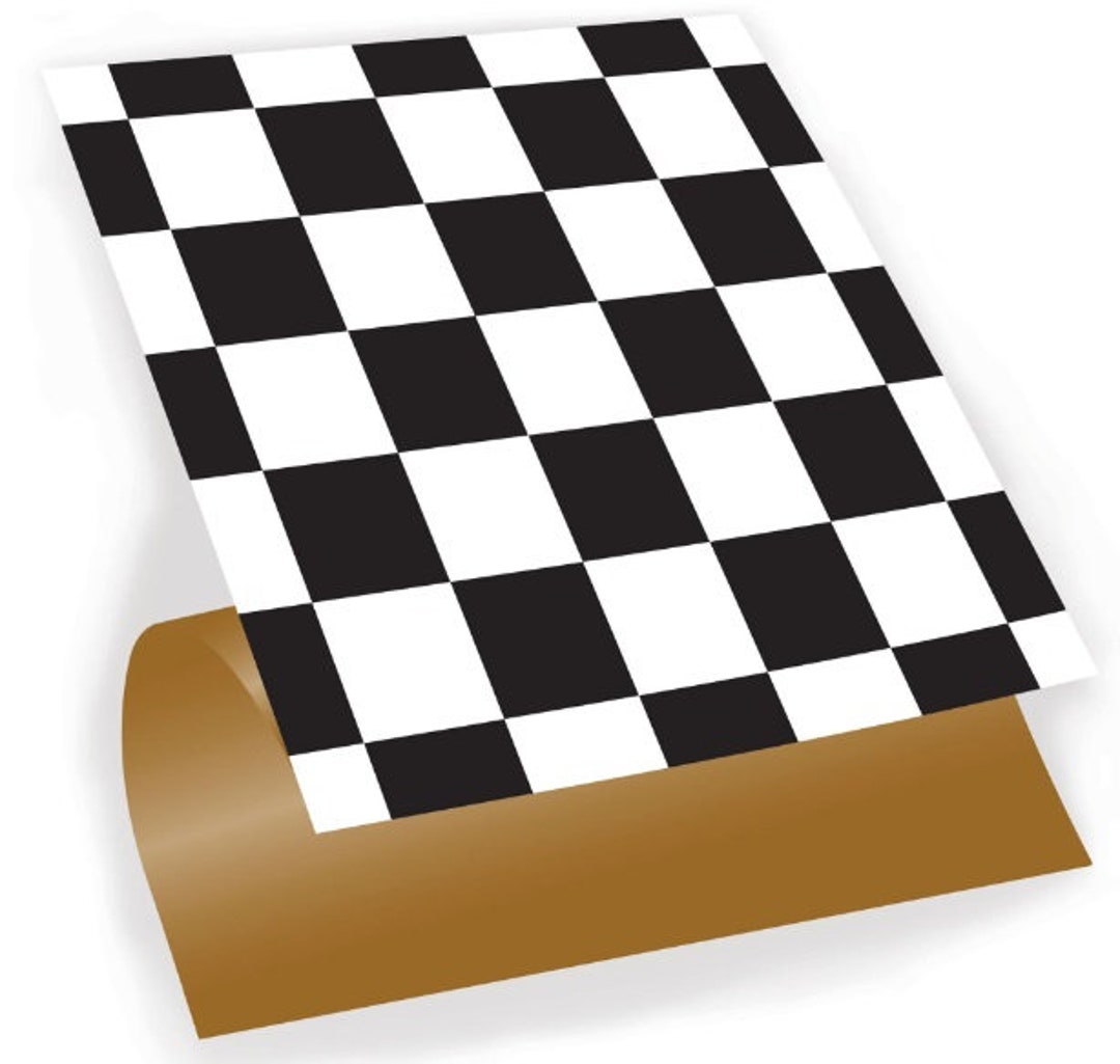 Black & White Checkered Vinyl Tiles, PVC Floor Tiles, Self Adhesive ...