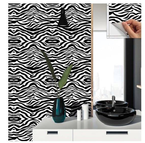 Zebra Print Pattern Tile