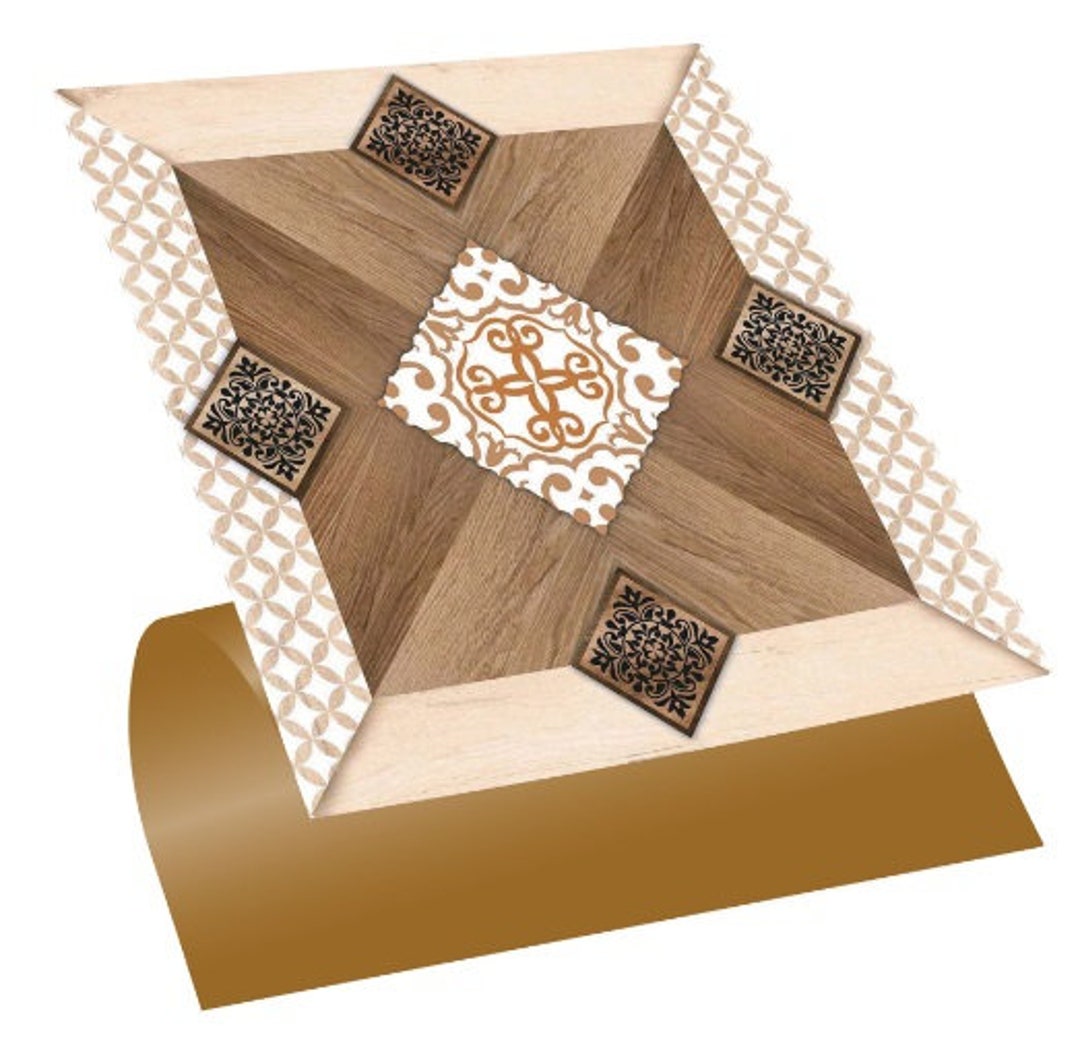 Wooden Effect PVC Flooring, Vinyl Floor Stickers, Self Adhesive Tile ...