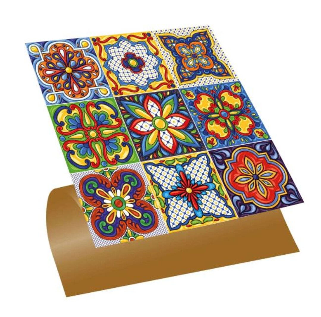 Peal and Stick Tiles: Patchwork Vinyl Sticker 30x30 Cm - Etsy