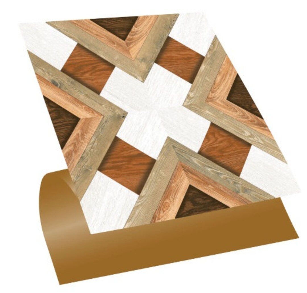 Wooden Effect PVC Floor Stickers, Vinyl Tile Stickers, Self Adhesive ...