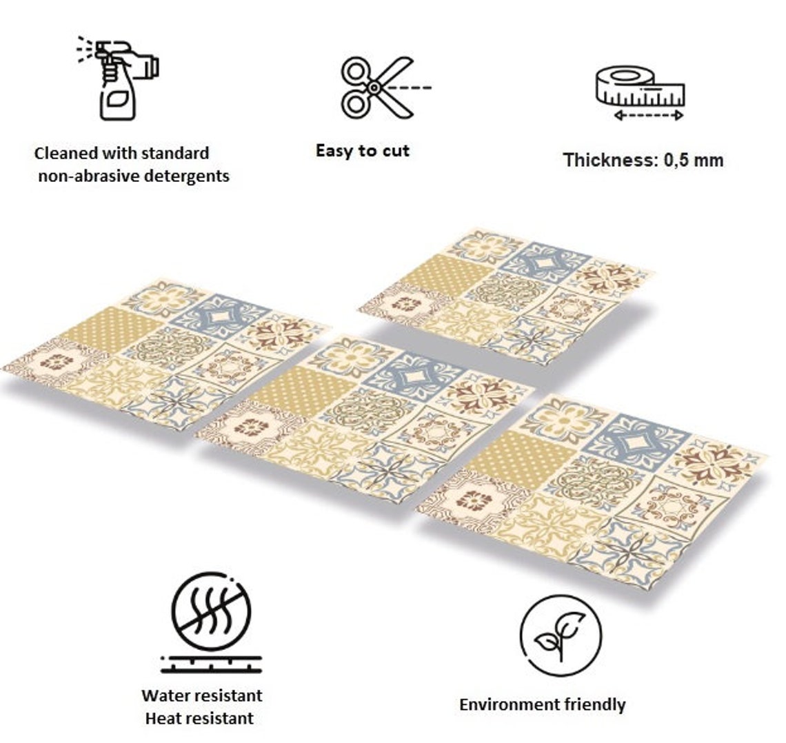 Peel and Stick Floor Tile, PVC Floor Stickers, PVC Flooring, Self ...