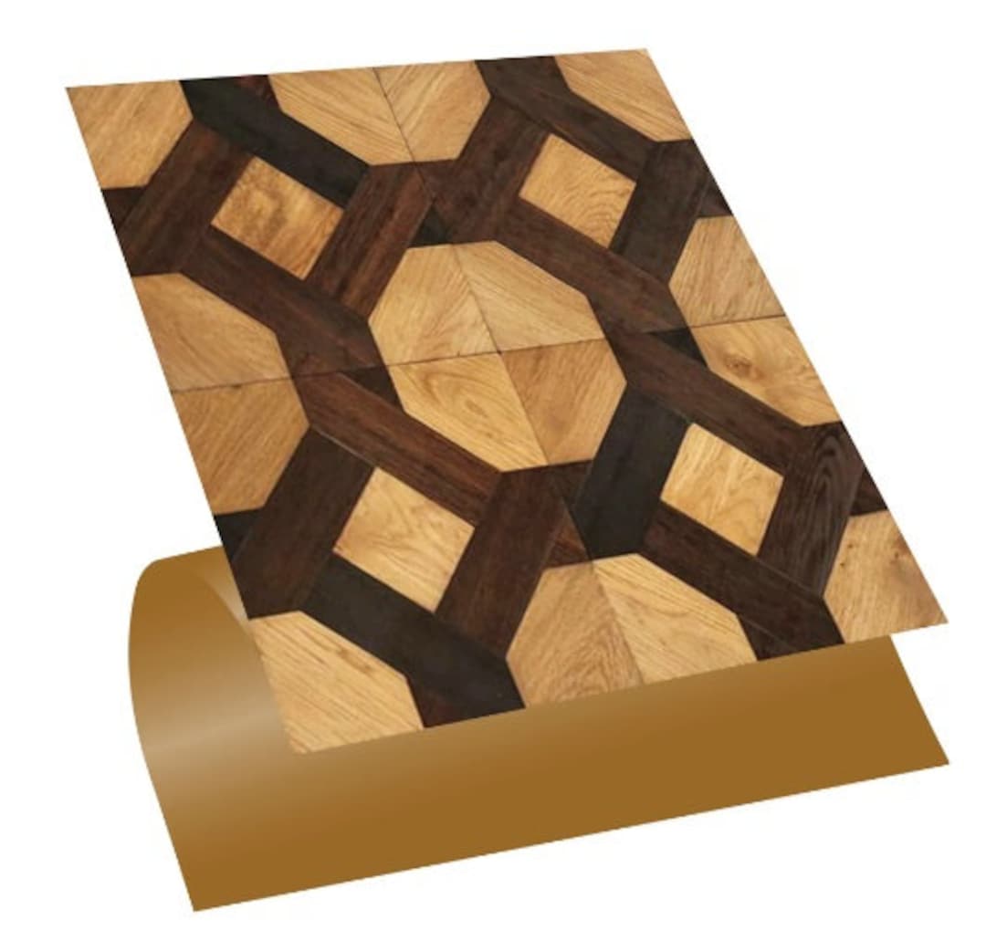 Wooden Effect PVC Flooring, Vinyl Floor Stickers, Self Adhesive Tile ...