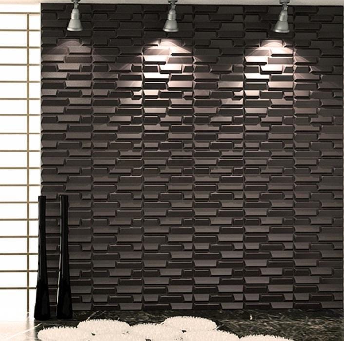 3D PVC Wall Panels: Modern Accent Wall Decor, 50x50 Cm - Etsy