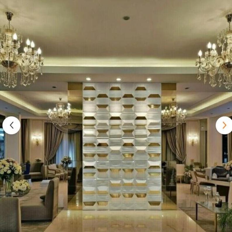 3D Mirror Wall Panels: Modern Decorative Wall Tile (50x50 Cm) - Etsy
