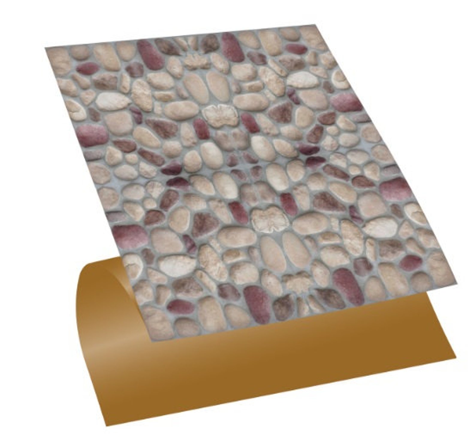 Pebble Stone Vinyl Tiles, Self Adhesive Stickers, Peel and Stick Tile ...