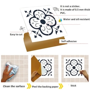 Vintage PVC Floor Tiles, Self Adhesive PVC Flooring, Peel and Stick ...