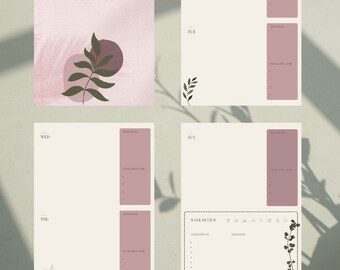 Digital Weekly Planner for Goodnotes iPad 2023 2024 Monthly Planner ...