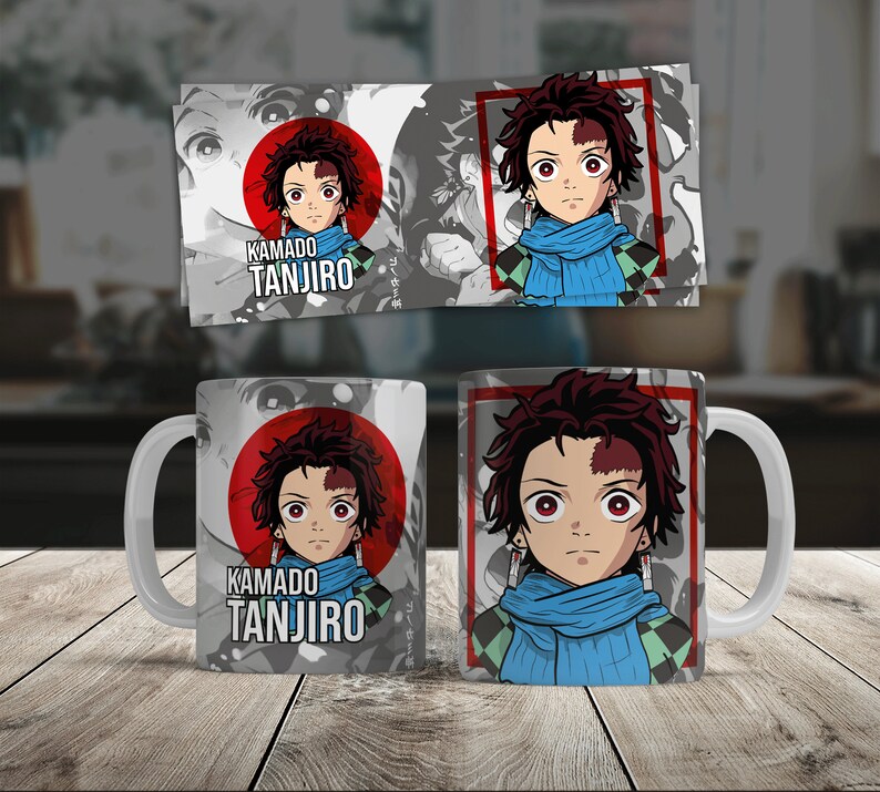 Anime Sublimation Design, Sublimation Template, Anime Mug Design ...