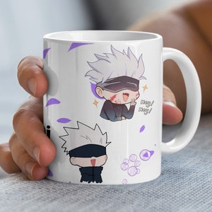 GOJO Sublimation Design, Sublimation Template, Anime Mug Design, Mug ...