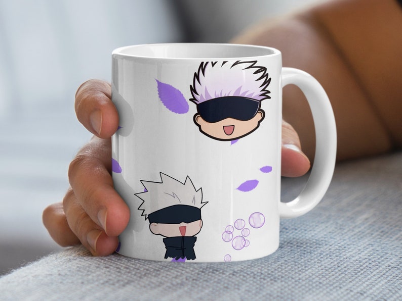 GOJO Sublimation Design, Sublimation Template, Anime Mug Design, Mug ...