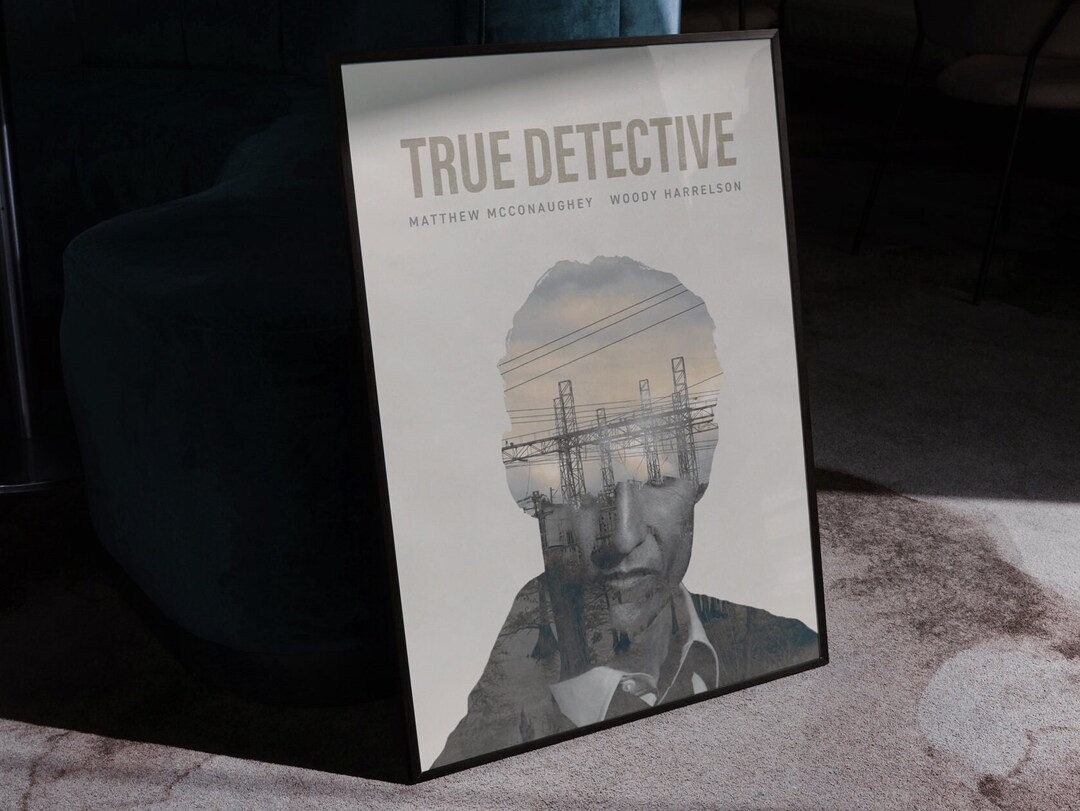 FRAMED True Detective Season 1 Poster V1 True Detective - Etsy