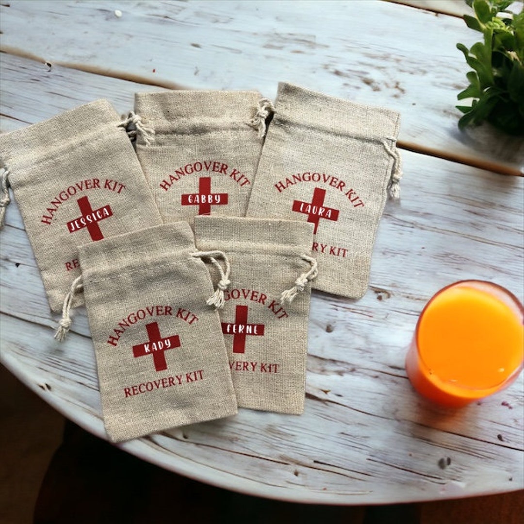 Hangover Recovery Kit Hangover Kit Bag Hangover Survival Kit Hen Party ...