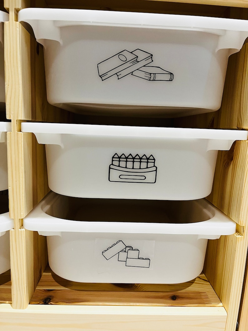 Toy Storage Labels Trofast Labels Picture Toy Labels Toy Bin Labels Toy ...