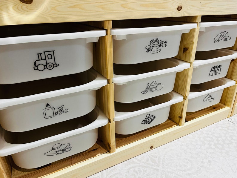 Toy Storage Labels Trofast Labels Picture Toy Labels Toy Bin Labels Toy ...