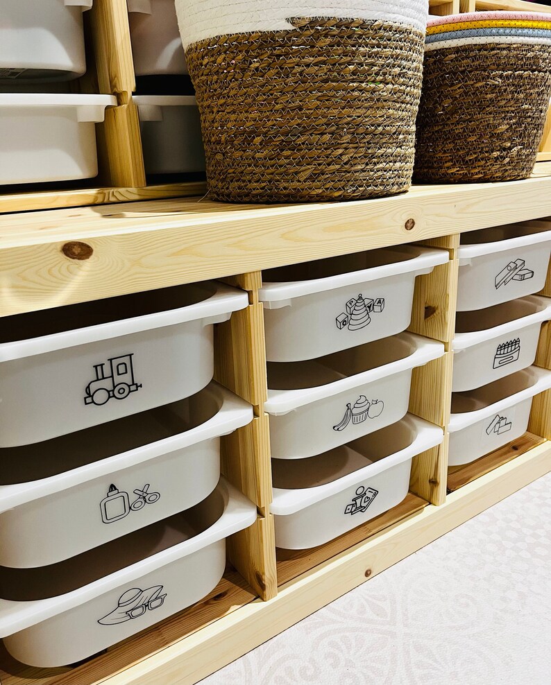 Toy Storage Labels Trofast Labels Picture Toy Labels Toy Bin Labels Toy ...